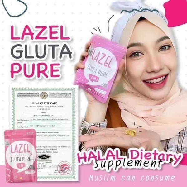 Lazel Gluta Pure 2 In 1 Glutathione Anti Aging Antioxidants