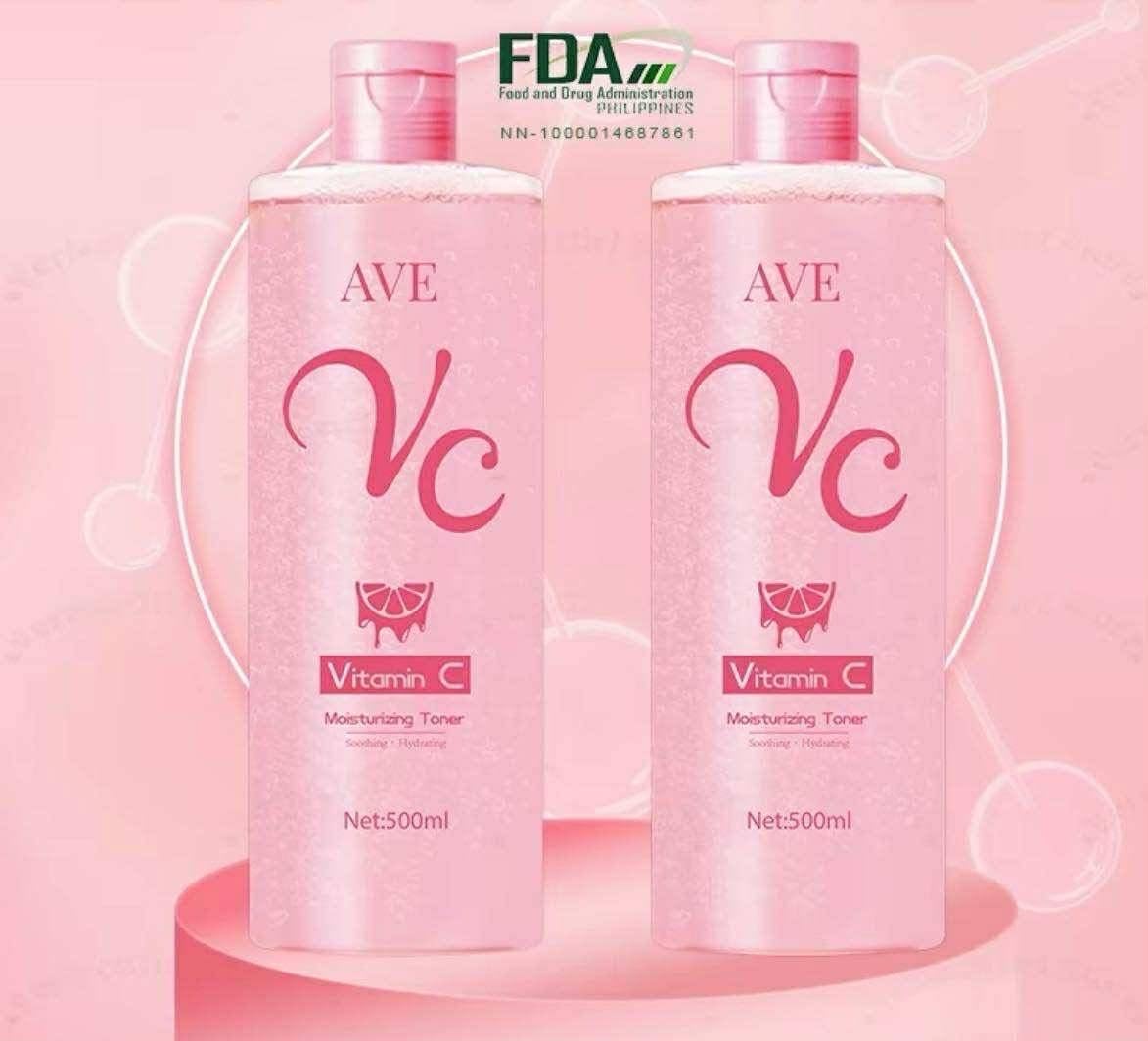 AVE VC Moisturising Toner, Pink, 500 Ml 1 Bottle Only £19.00