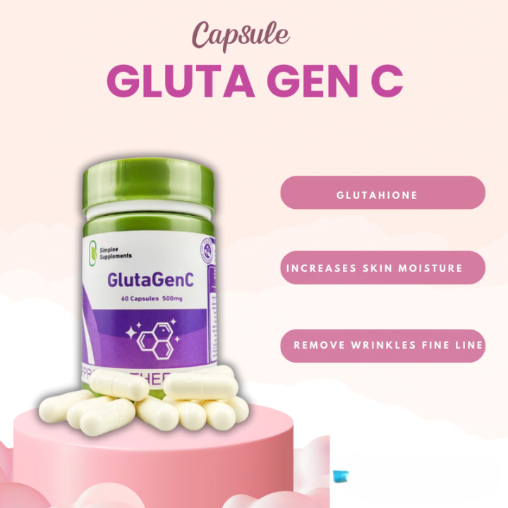 Simplee Supplements Gluta GenC 60caps £16.99